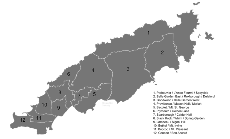Districts of Tobago - Tobago Guide